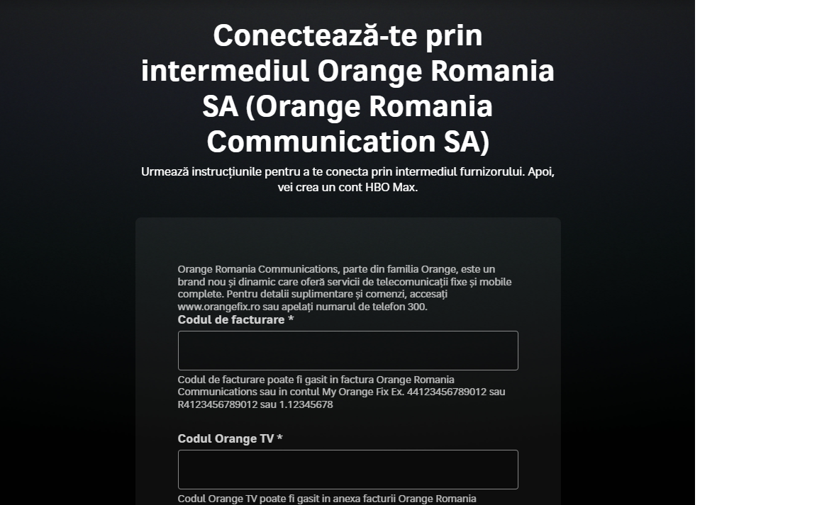 Rezolvat: Re: Lipsă HBO MAX - Comunitatea Orange